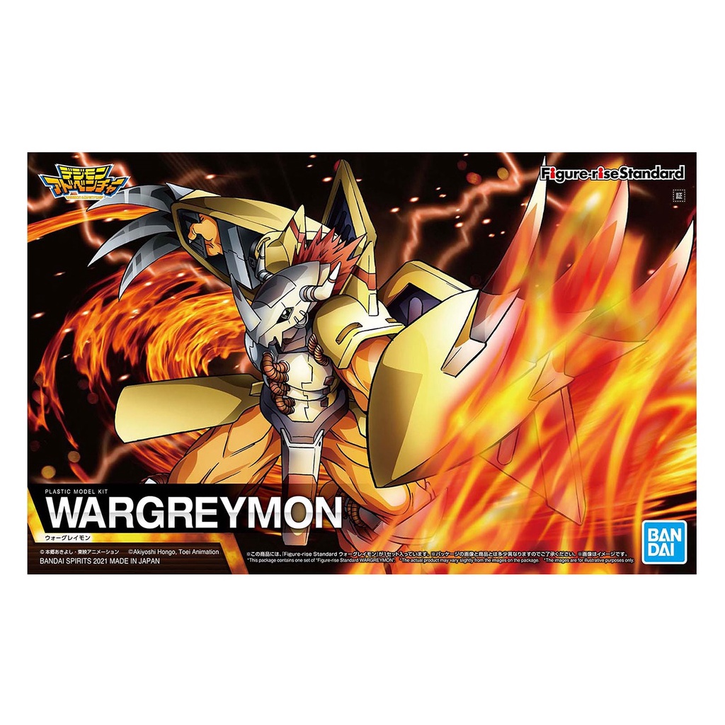 Bandai - Wargreymon Digimon, Bandai Spirits Figure-Rise Standard Model ...