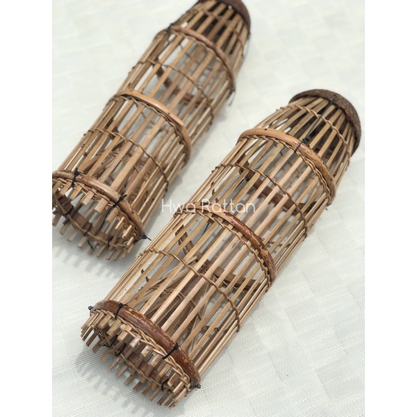 Bubu hiasan gantung lampu decor bubu ikan buluh kraftangan ...