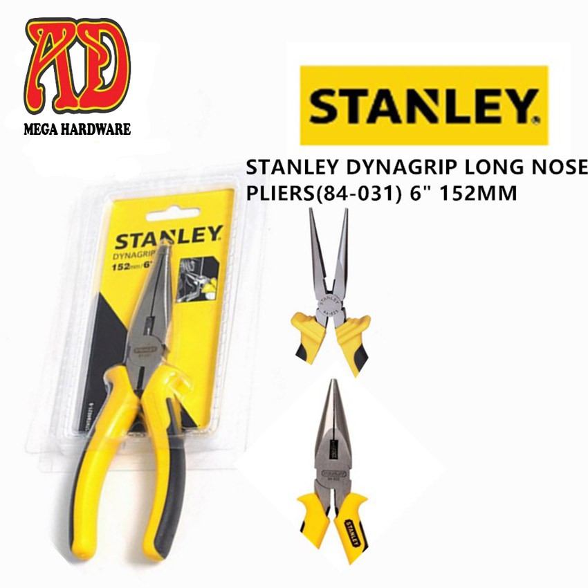 ORIGINAL STANLEY DYNAGRIP LONG NOSE PLIERS (84-031) 6" 152MM | Shopee ...