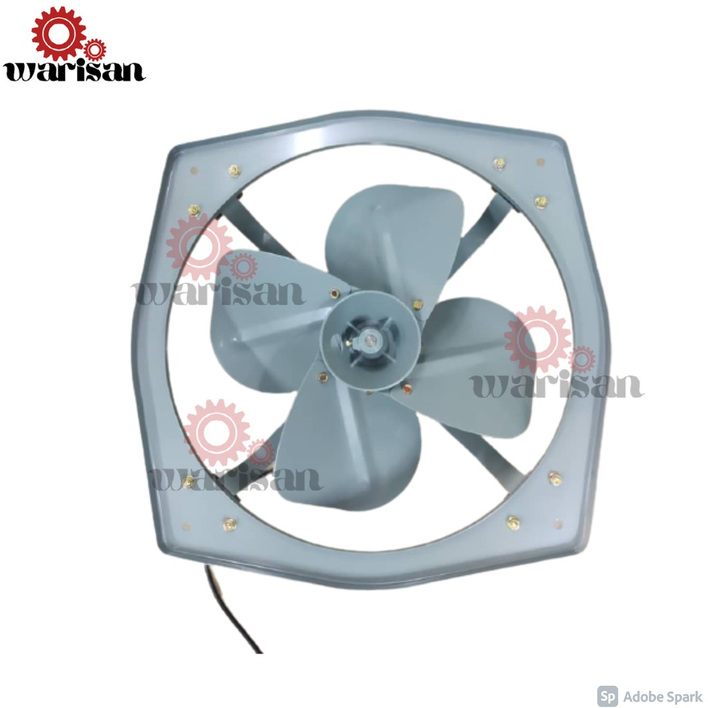 15" HEAVYDUTY exhaust fan with front & back elevation view | Shopee ...