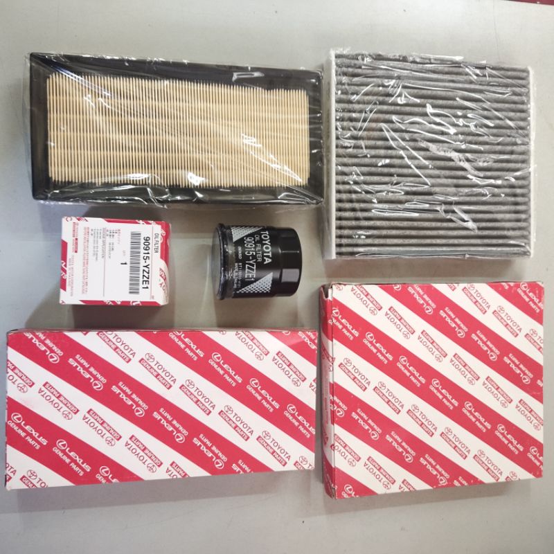 Oir Filter & Cabin Filter & Ail Filter Toyota Vios NCP150 &151 ...