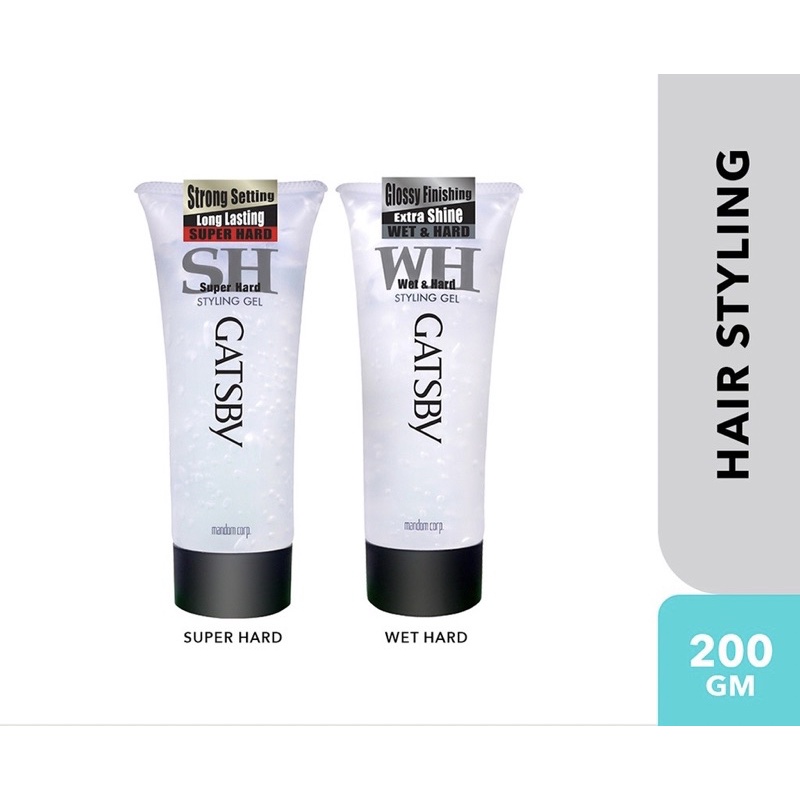 Gatsby Styling Gel Super Hard / Wet hard 200g | Shopee Malaysia