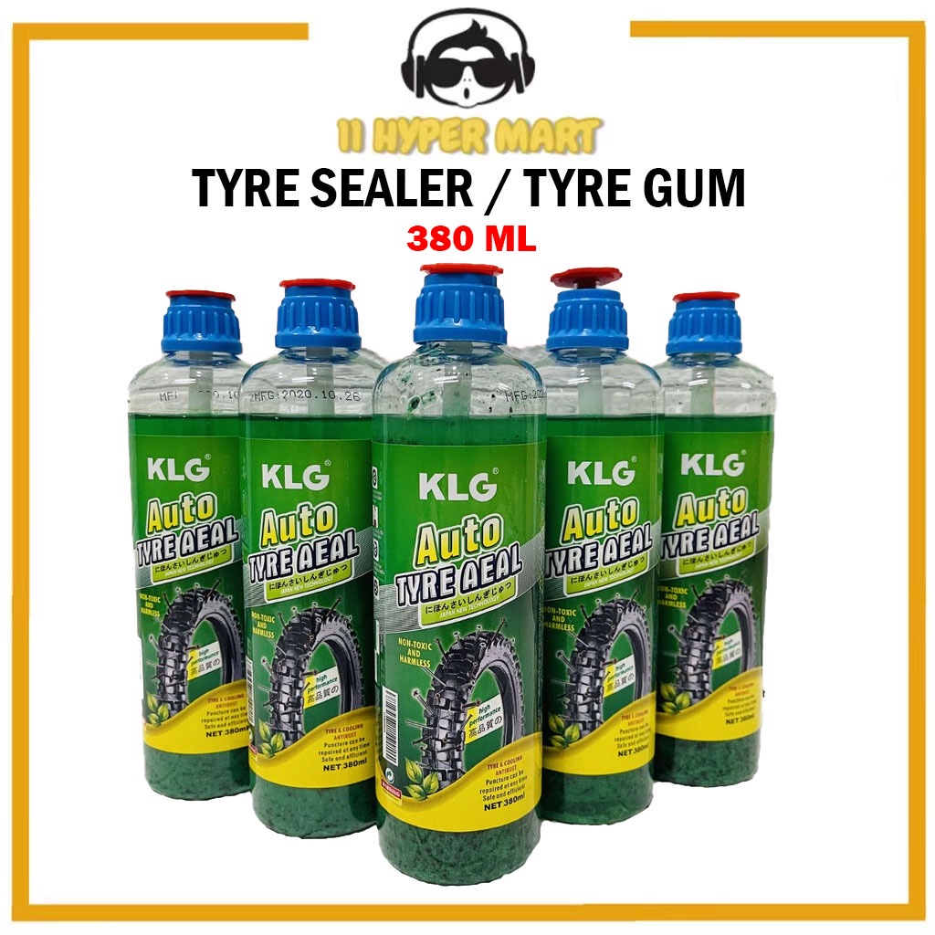 TYRE SEALER / TYRE GUM 380ML TAYAR GAM KLG | Shopee Malaysia