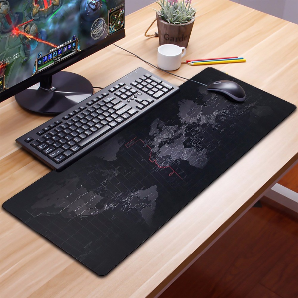 Large Gaming Map Mouse Mat Pad Computer Laptop Nonslip Base Desk Table