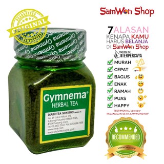 Gymnema Herbal Tea - Sugar Destroyer Diabetic Support 125gm | Shopee ...