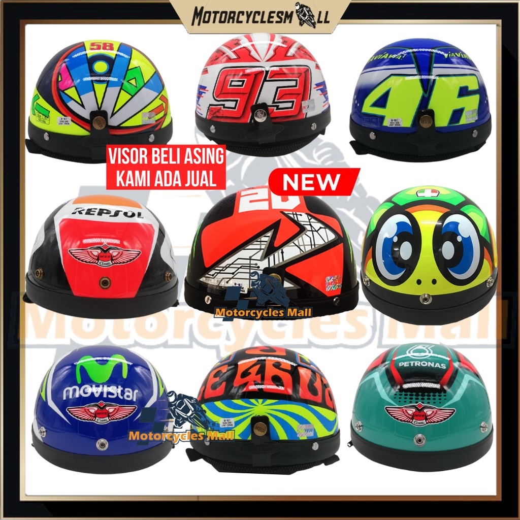 MotorcyclesMall ORI MHR III Steng Special Helmet(Without Visor) F20 ...