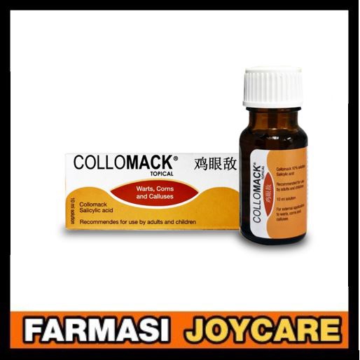 Collomack Topical Solution 10ml For Warts, Corns and Calluses (EXP ...