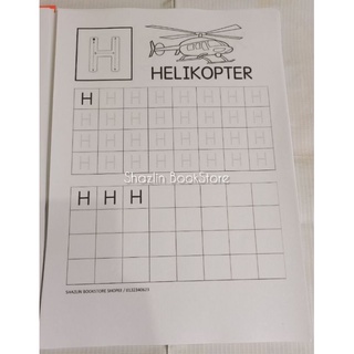 Buku Latihan Menulis ABC BM HURUF BESAR Saiz A4 | Shopee Malaysia