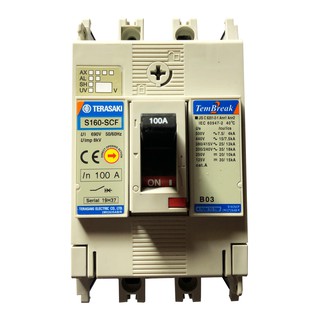 TERASAKI S160-SCF MCCB 3P 25kA 15A/20A/30A/40A/50A/60A/100A/125A | Shopee Malaysia