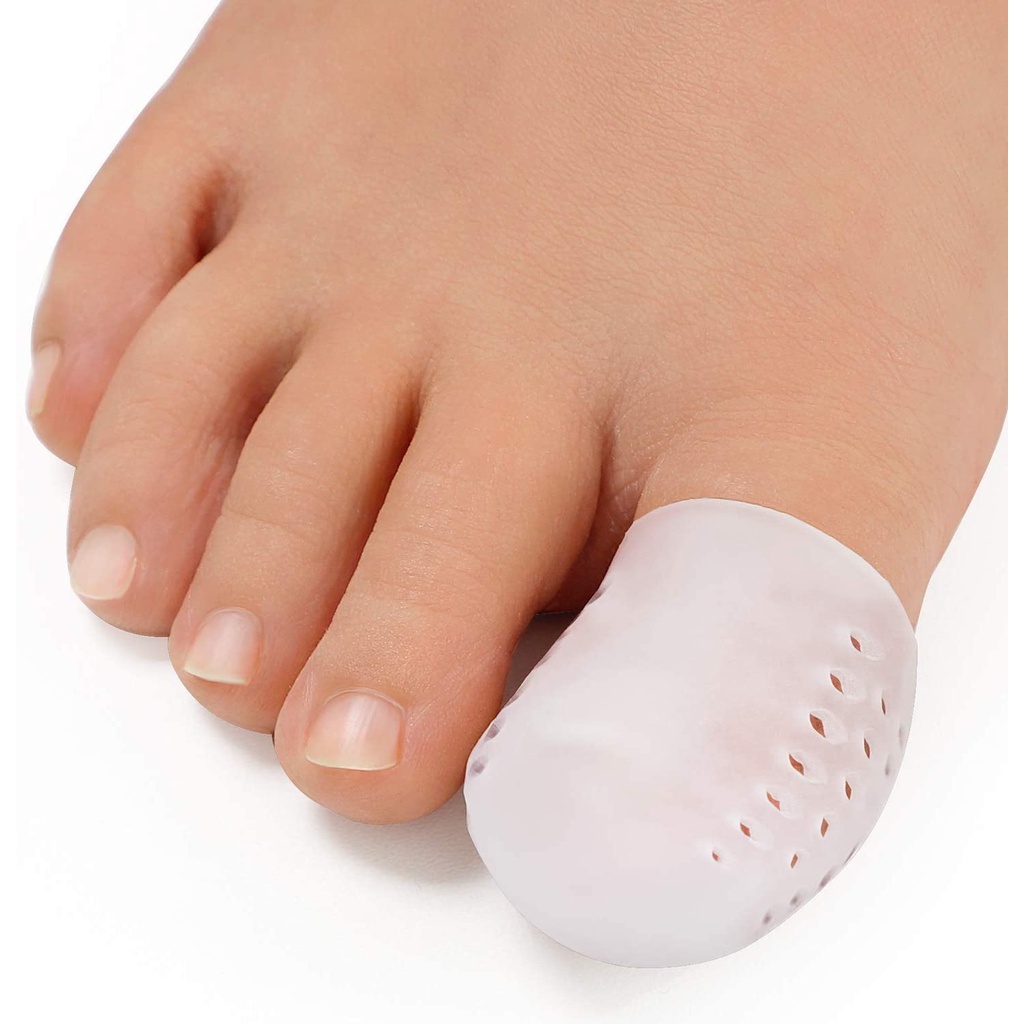 Promifun Gel Big Toe Caps, 12 Packs Toe Protectors, Silicone Breathable ... Promifun Gel Big Toe Caps, 12 Packs Toe Protectors, Silicone Breathable ...