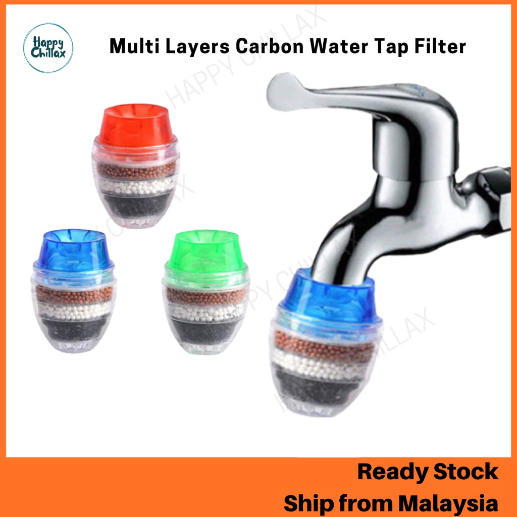 Multi Layers Carbon Water Tap Filter Penapis Air Paip | Shopee Malaysia