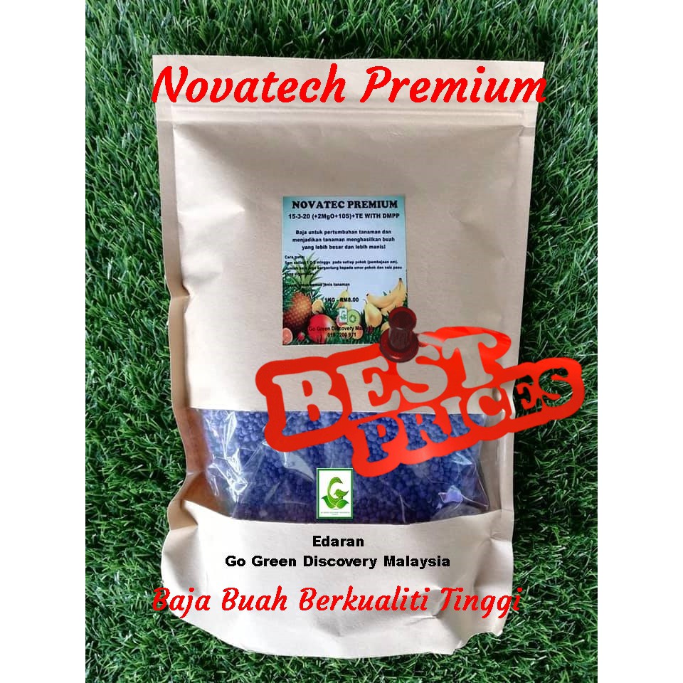 GO GREEN NOVATECH PREMIUM FERTILIZER BAJA BUAH UNTUK BUAH SANGAT BESAR ...