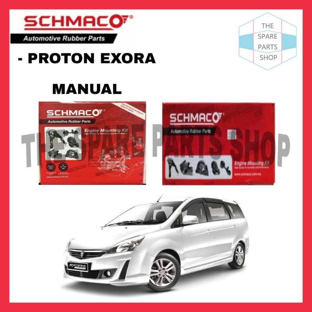 PROTON EXORA MANUAL SCHMACO ENGINE MOUNTING KIT SET (4PCS IN 1 SET) - 1 ...
