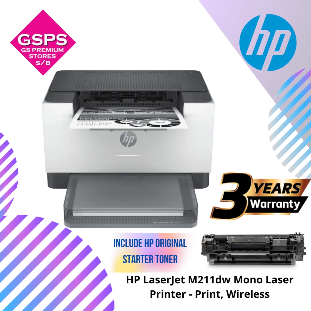 HP LaserJet M211dw Mono Laser Printer - Print, Wireless | Shopee Malaysia