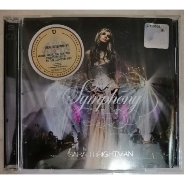 Concert DVD - Sarah Brightman (Symphony Live in Vienna) | Shopee Malaysia