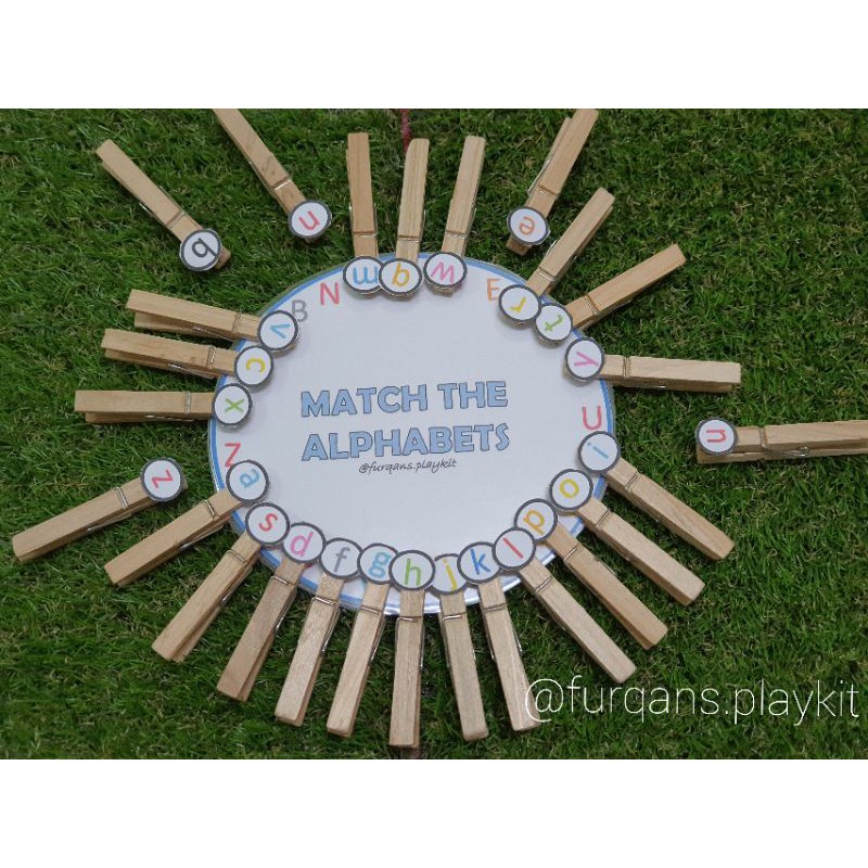 Match The Alphabets / Padankan huruf / Matching Activity | Shopee Malaysia