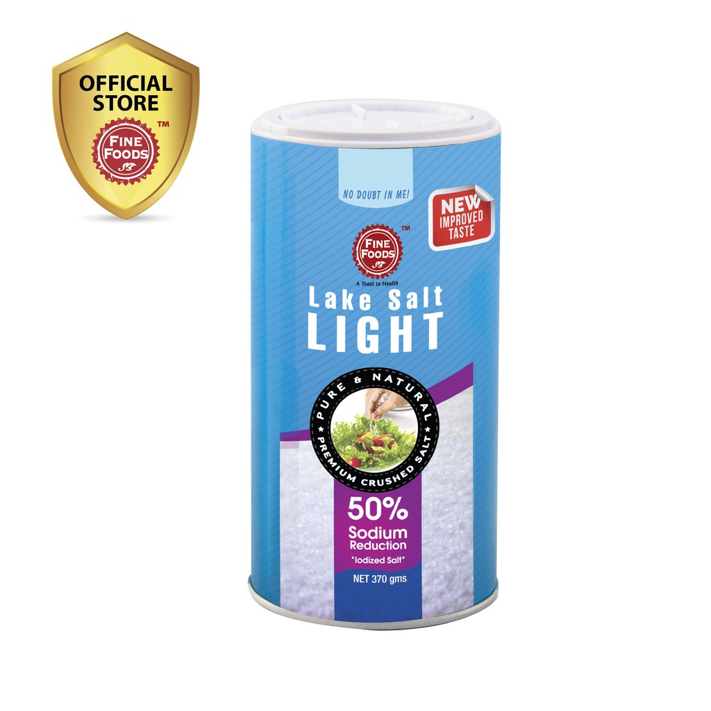 Fine Foods Lake Salt Light Canister (370g) | Shopee Malaysia