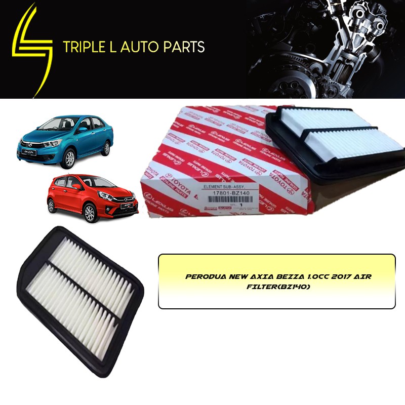 PERODUA NEW AXIA BEZZA 1.0cc 2017 AIR FILTER(BZ140) | Shopee Malaysia