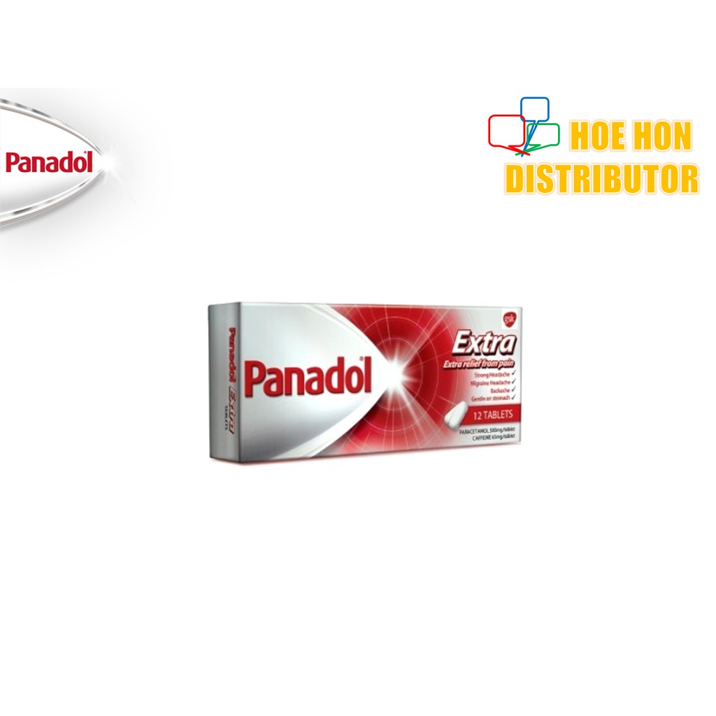 Panadol Extra Pain Relieve Paracetamol & Caffeine for Headaches Cold ...