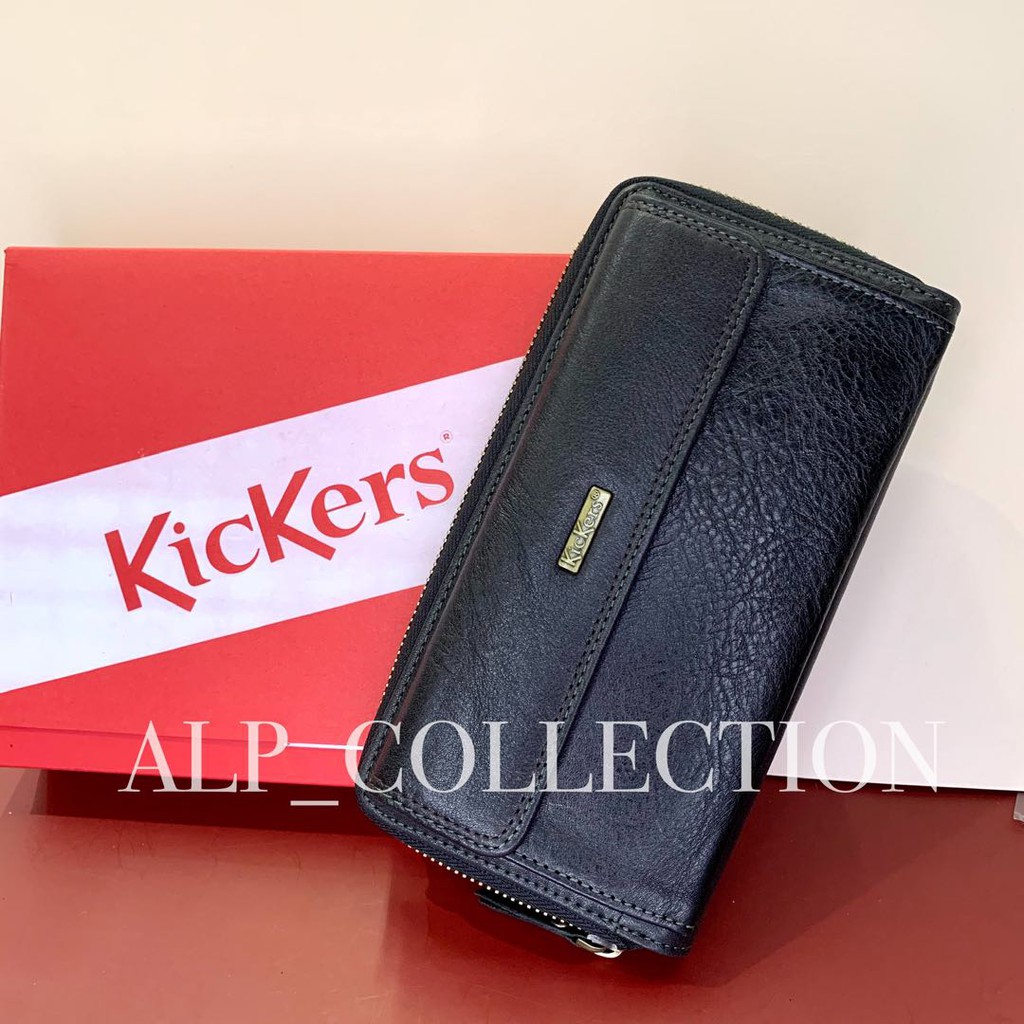 Kickers Long Purse Wallet Original Genuine Leather Male Female 50249 ...