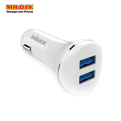 Inkax Car Charger 2 1a Shopee Malaysia