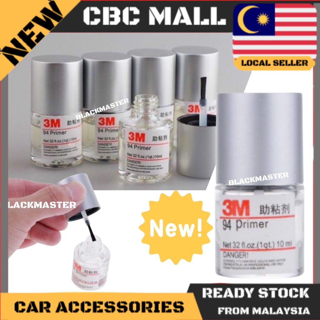 Genuine 3M Double Side Tape Promoter 94 Primer Applicator 10ml | Shopee ...