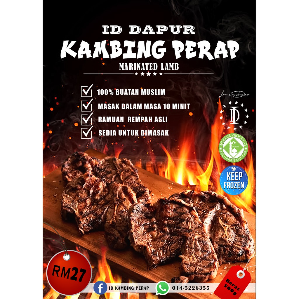 KAMBING PERAP by ID DAPUR (*POS SEJUK BEKU DALAM POLYSTYRENE/POLISTREN ...