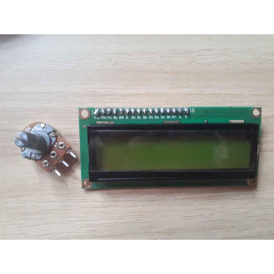 LCD Display 1602 Yellow Blacklight for Arduino (free 10kOhm ...