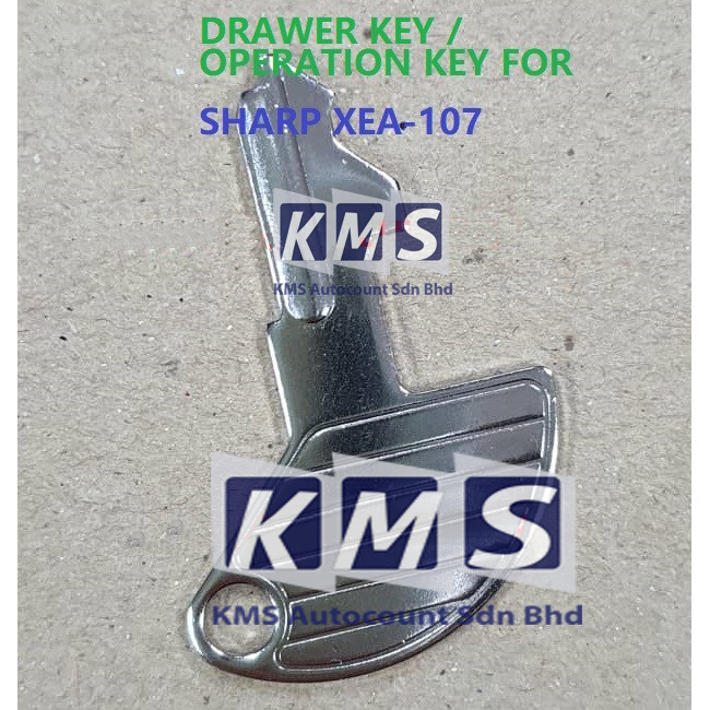ORIGINAL MASTER KEY OPERATION KEY DRAWER KEY FOR SHARP XE-A107 XEA107 ...