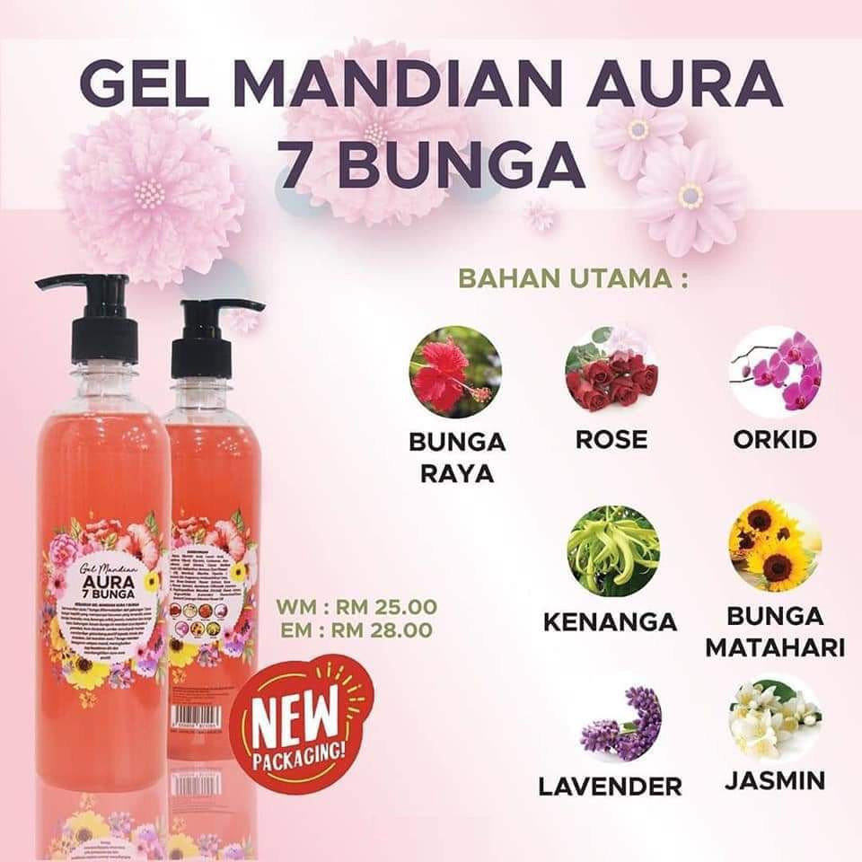 DHERBS GEL MANDIAN AURA 7 BUNGA 500ML | Shopee Malaysia