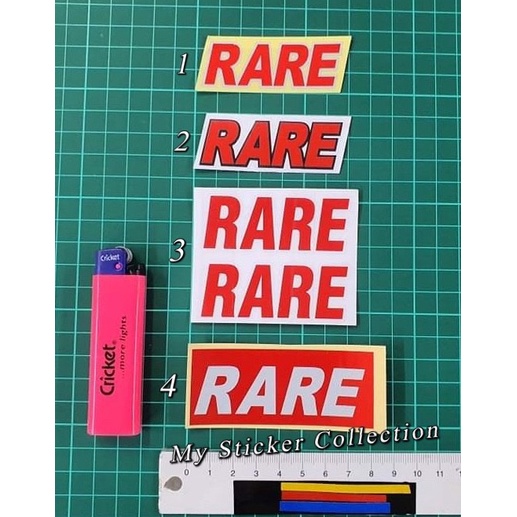 Rare Designs Sticker Cutting Overlapping Reflective #rare | Shopee Malaysia