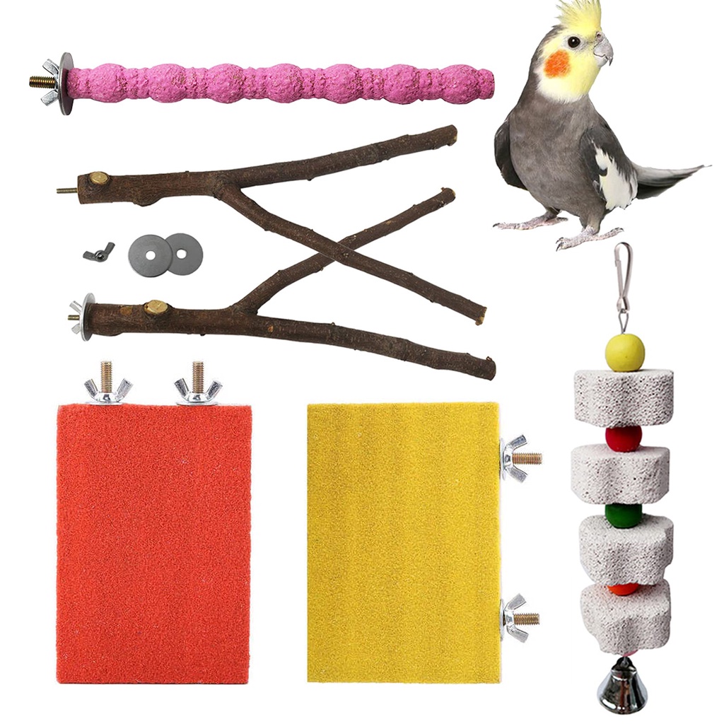 MPT Bird Toys For Cage Parrot Toys Set Mainan Burung Mainan Sangkar ...