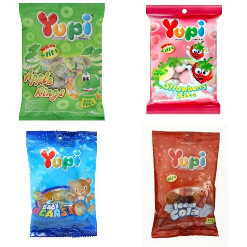 YUPI GUMMY BABY BEAR/APPLE RING/COLA PARTY 45G/40g | Shopee Malaysia
