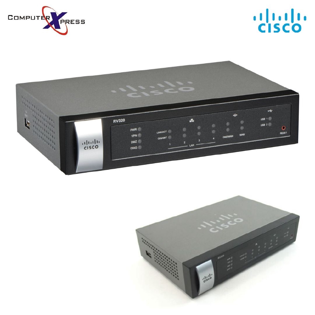 Cisco RV320 Dual Gigabit Ethernet WAN VPN Router | Shopee Malaysia
