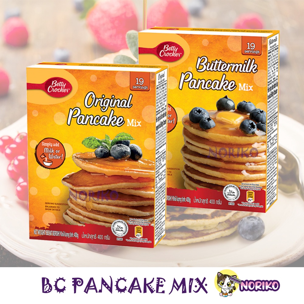 BETTY CROCKER Pancake Mix (ORIGINAL/BUTTERMILK) 400G | Shopee Malaysia