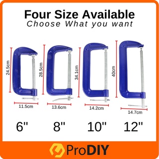 Heavy Duty G-Clamp For Woodwork Metalwork Construction G-Pengapit Apit ...