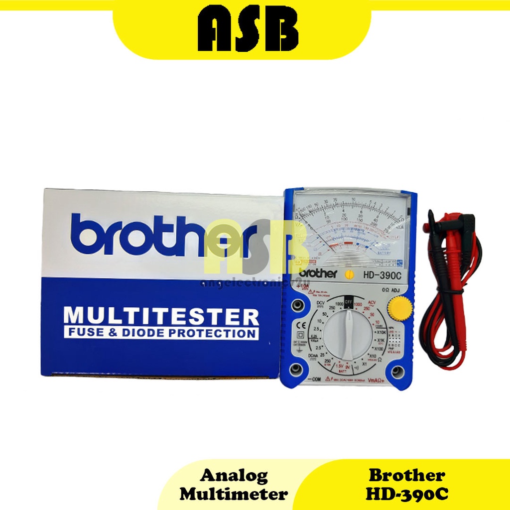(1pc) Brother HD-390C Analog Multimeter (362001046) | Shopee Malaysia