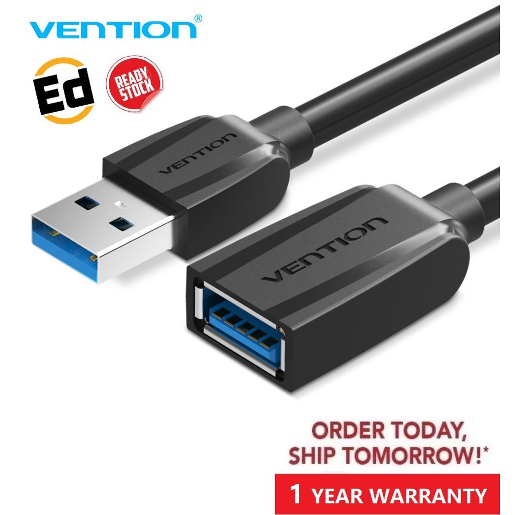 [ READY STOCK ] Vention USB 3.0 Extension Cable for Data Transfer Cable ...