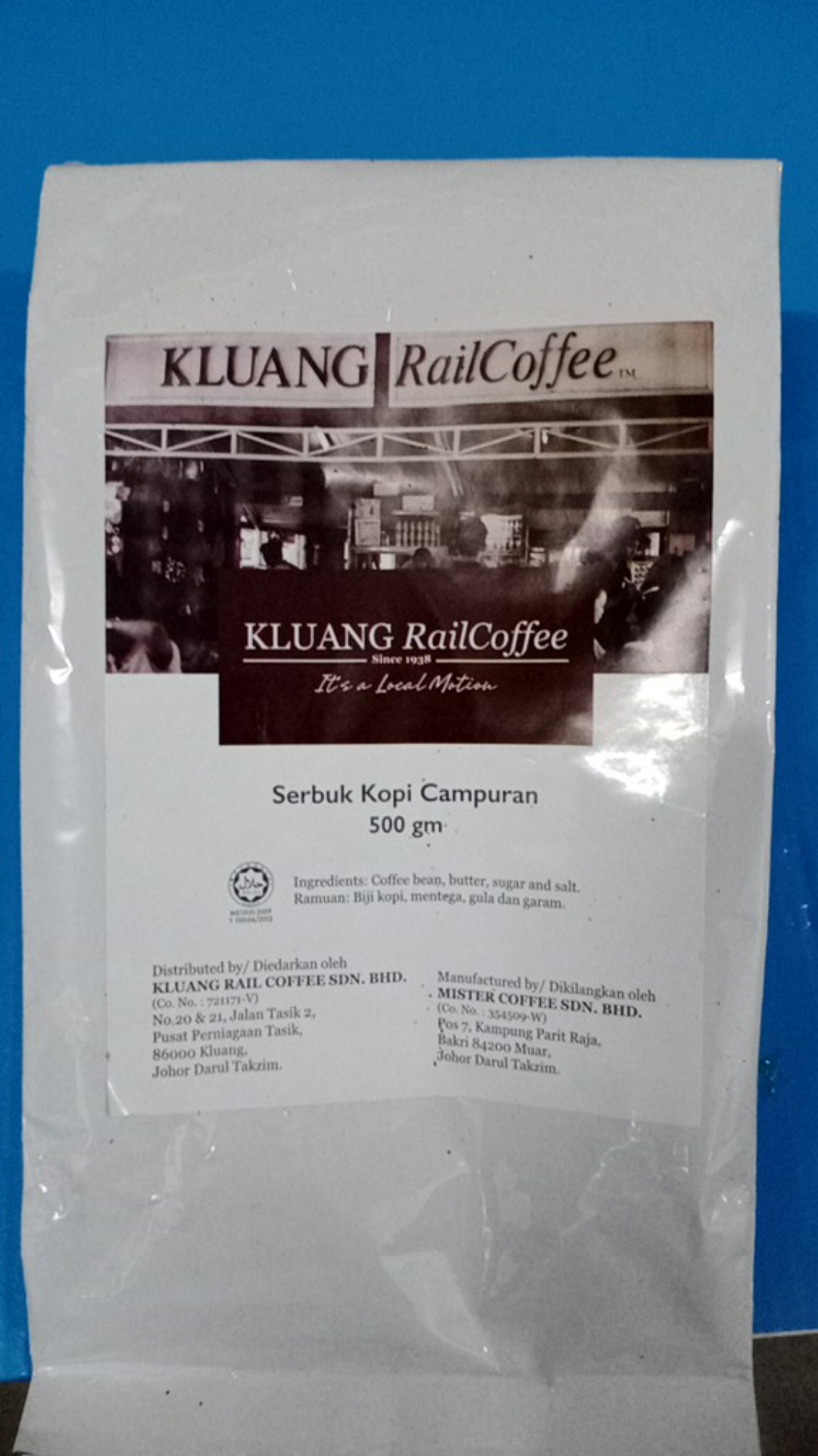 Kopi Serbuk - Original Kluang Rail Coffee Powder (500g) | Shopee Malaysia