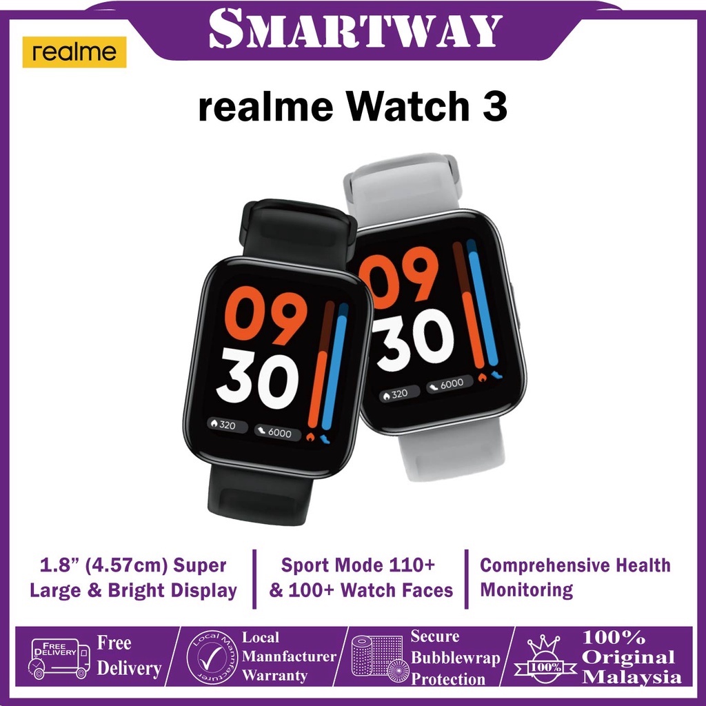 realme Watch 3 [ Clear Bluetooth Calling | All-day Comprehensive Health ... realme Watch 3 [ Clear Bluetooth Calling | All-day Comprehensive Health ...