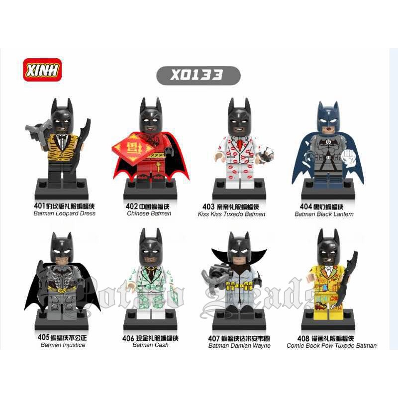 XINH BATMAN SUITS MF X401 ~ X408 (LEGO COMPATIBLE) | Shopee Malaysia