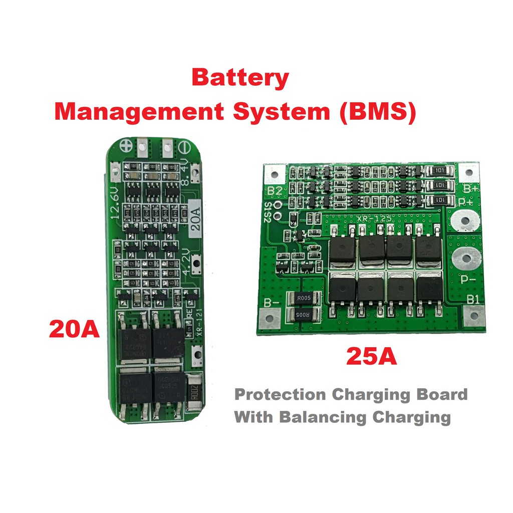 3S BMS 18650 Li-ion Lithium Battery Charger Protection Board 11.1V 12.6V Electric 20A 25A Lipo ...