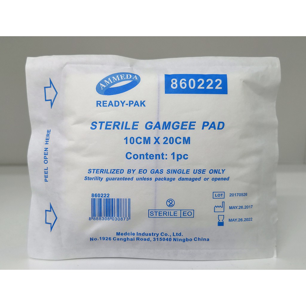Ammeda Sterile Gamgee Pad (10cm x 20cm) (1's) Exp:7/24 | Shopee Malaysia