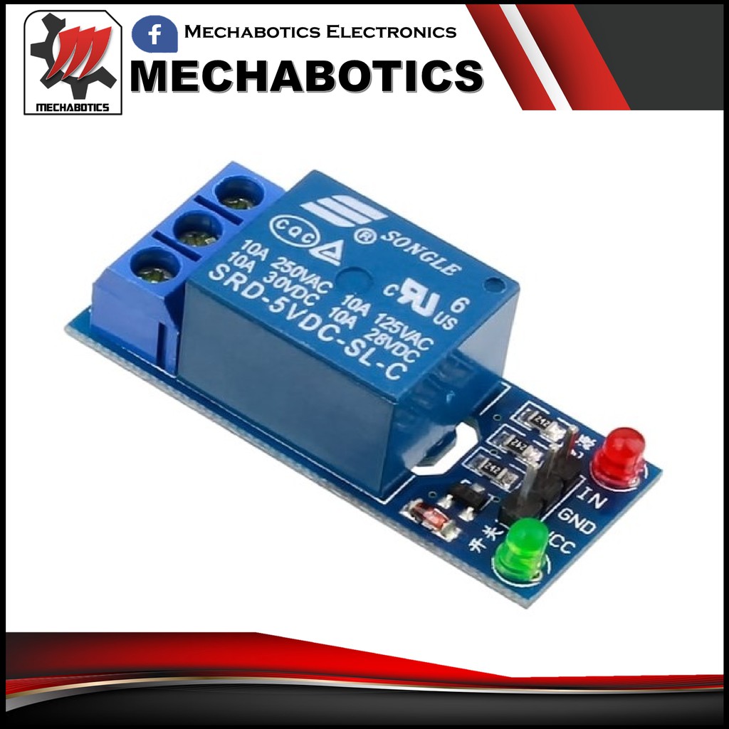 Relay Module 1 channels 5v/12 v for Arduino. | Shopee Malaysia