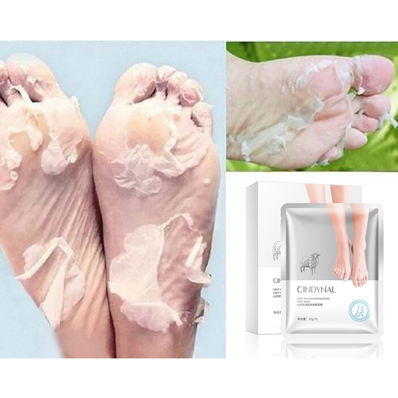 5 Pair Exfoliating Foot Peeling Mask Feet Peel Mask Sheds Skin Calluses Feet Dead Skin Whitening ...