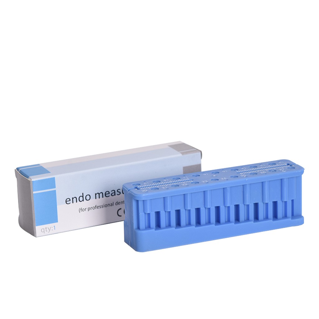 New Dental Endo Measuring Block Endodontic File Holder Ruler ...
