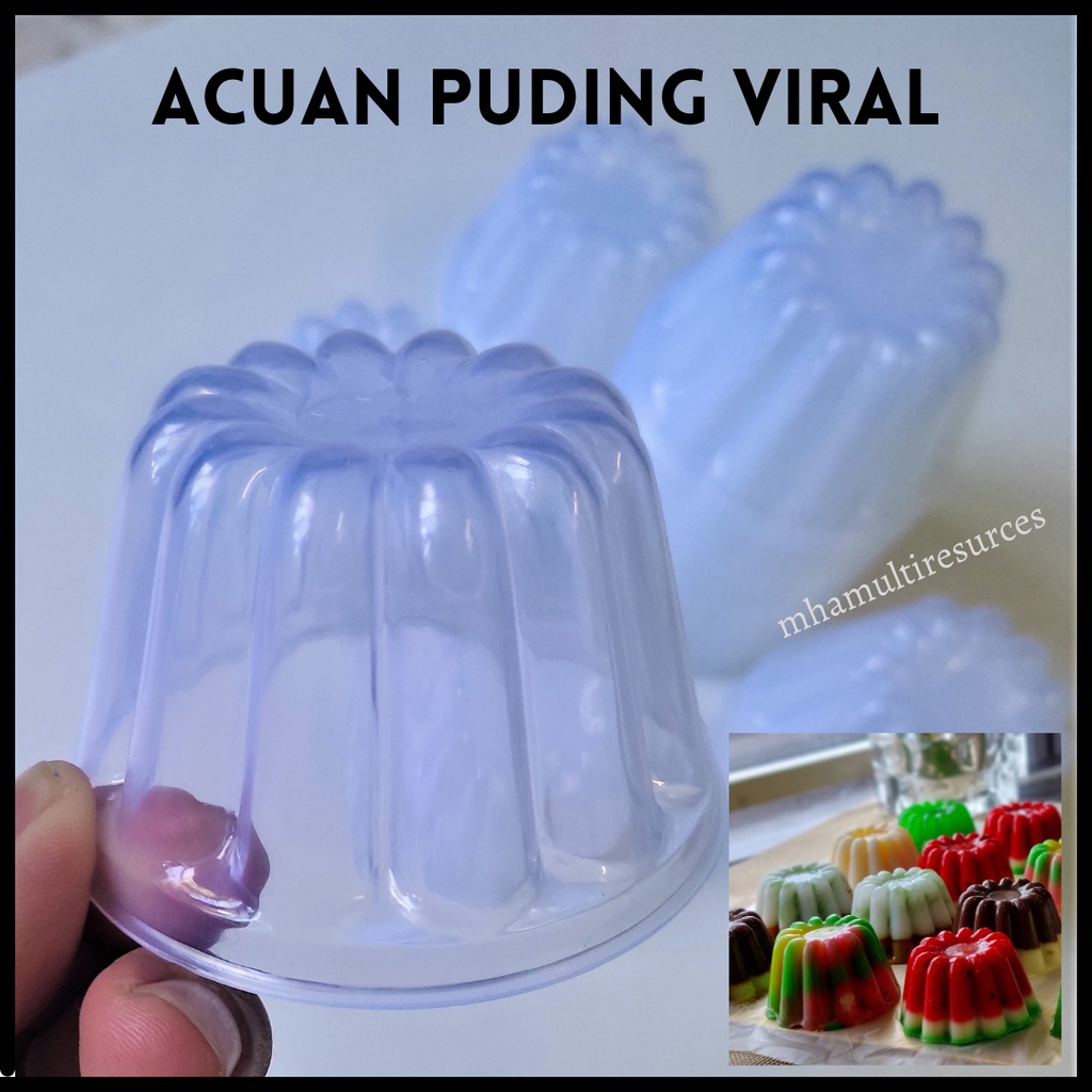 Acuan Puding Acuan Agar Agar Jelly Mould Acuan Jelly Puding Acuan Puding Bunga Round Jelly Mould ...