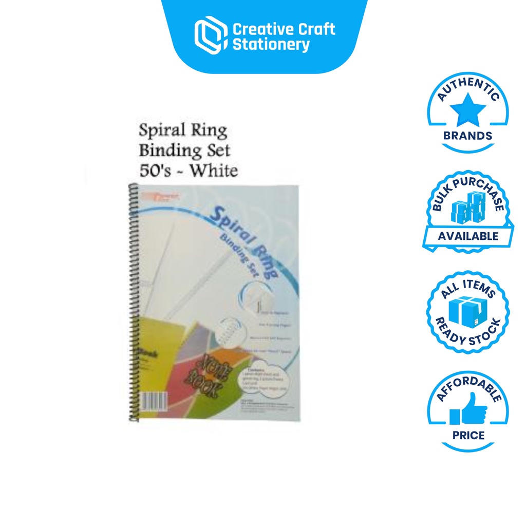 WHITE A4 Project Paper Binding Set 50 shts | Shopee Malaysia