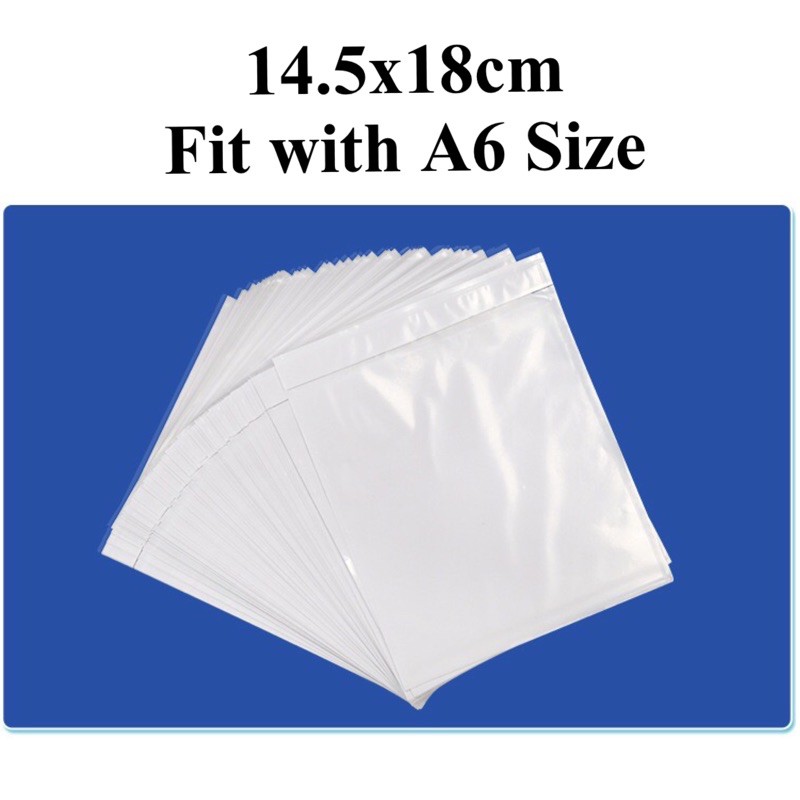 (Ready Stock) A6 Consignment Note Secure Courier Address Plastic Flyer ...