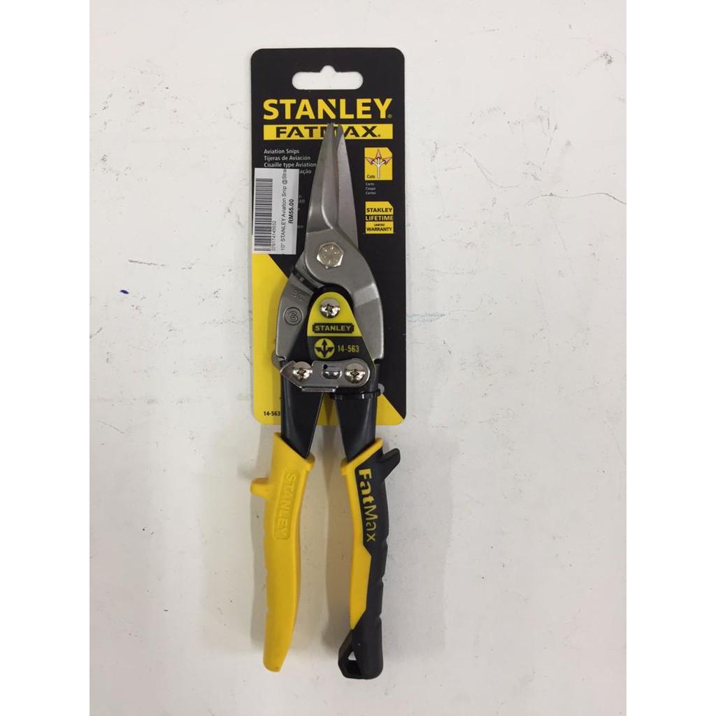 STANLEY Aviation Snip - Straight Cut @10" | Shopee Malaysia